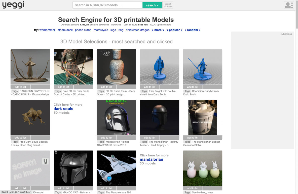 Gratis STL-Dateien: kostenlos 3D-Modelle für den 3D-Drucker | 3DHeaven